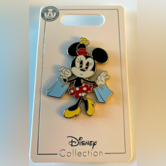 Disney | Accessories | Disney Minnie Mouse Goes Shopping Pin New | Poshmark